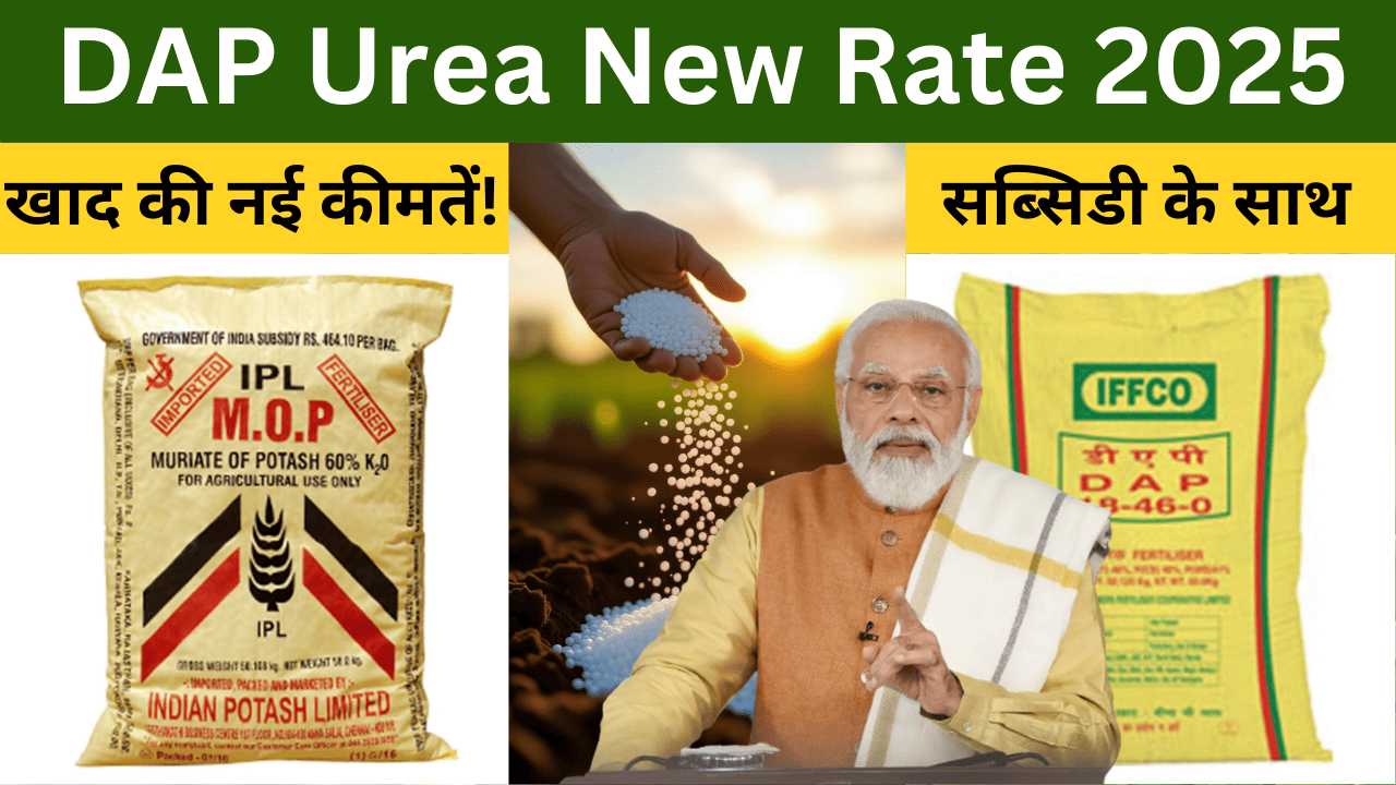 DAP Urea New Rate 2025: किसानों को बड़ी राहत, डीएपी-यूरिया पर ₹3,500/टन ...